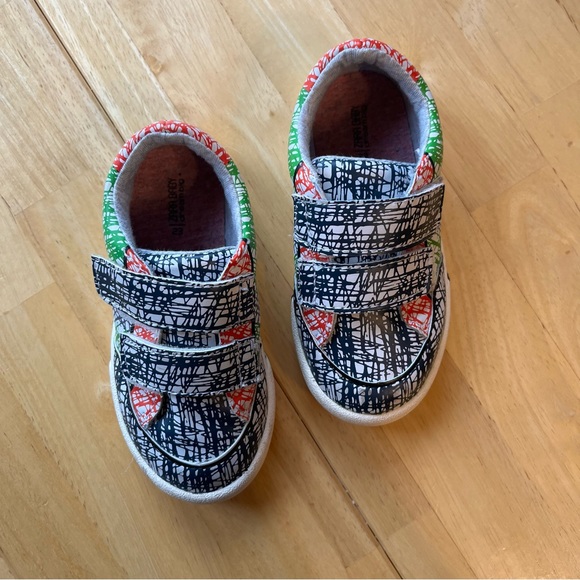 Zara | Shoes | Zara Baby Boy Scribble Print Velcro Sneakers | Poshmark